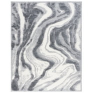 SAFAVIEH Pacific Nick Abstract Area Rug, Dark Grey/Beige, 6'7" x 6'7 ...