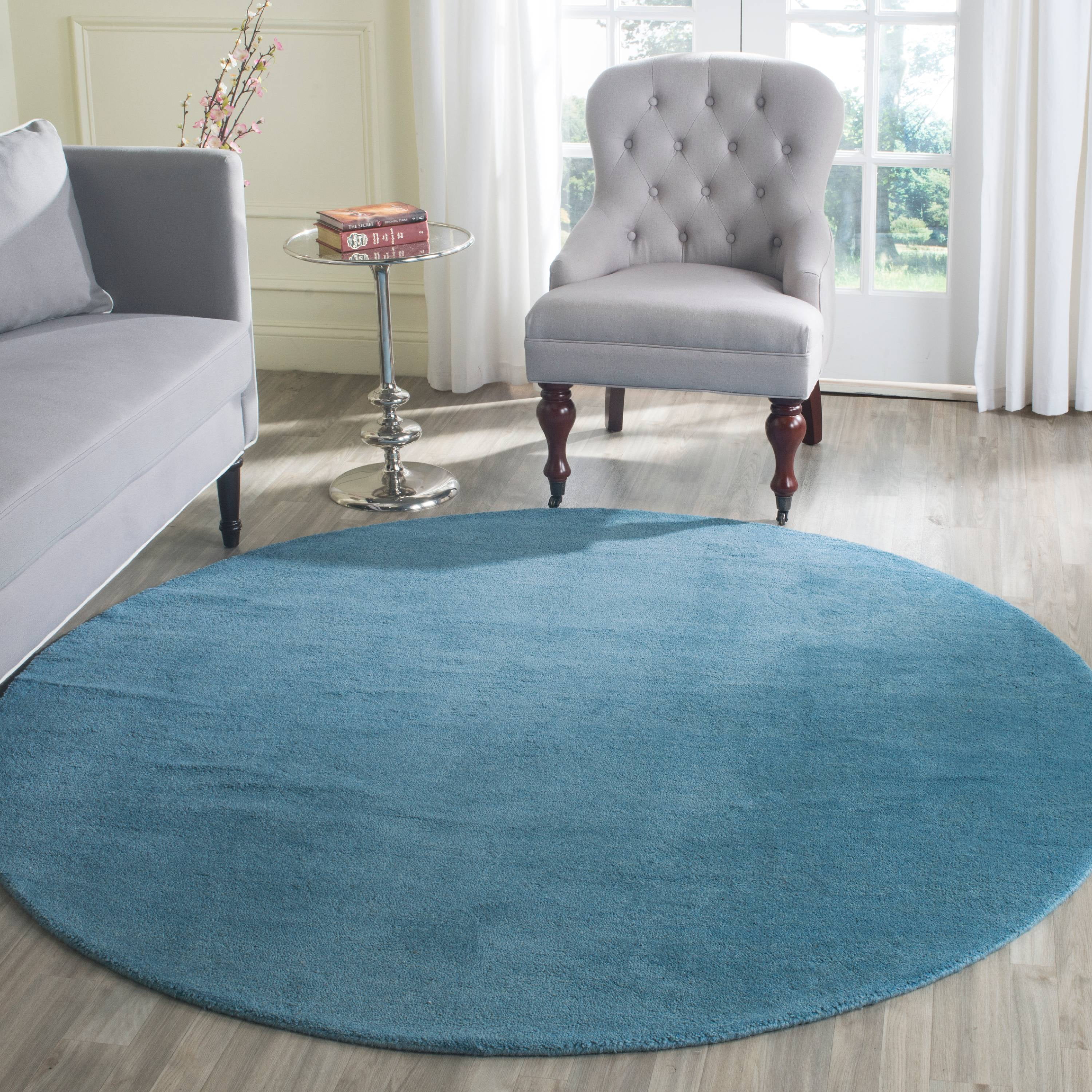 SAFAVIEH Himalaya Collection HIM610D Handmade Blue Rug - Walmart.com