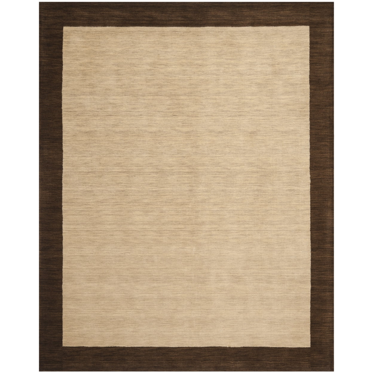 SAFAVIEH Himalaya HIM585A Handmade Beige /Dark Brown Rug - Walmart.com