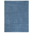 SAFAVIEH Himalaya Rachelle Solid Wool Runner Rug, Blue, 2'3" x 14 ...