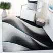SAFAVIEH Skyler Walter Abstract Area Rug, Light Grey/Ivory, 6'7" x 6'7 ...