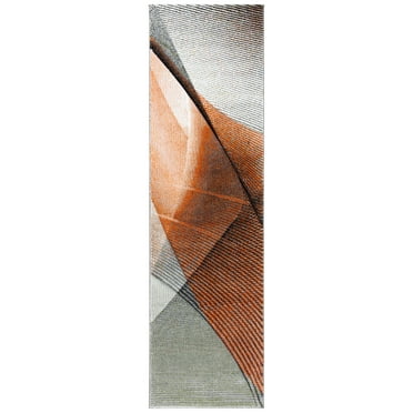 SAFAVIEH Skyler Joisse Abstract Runner Rug, Grey/Ivory, 2' x 8 ...