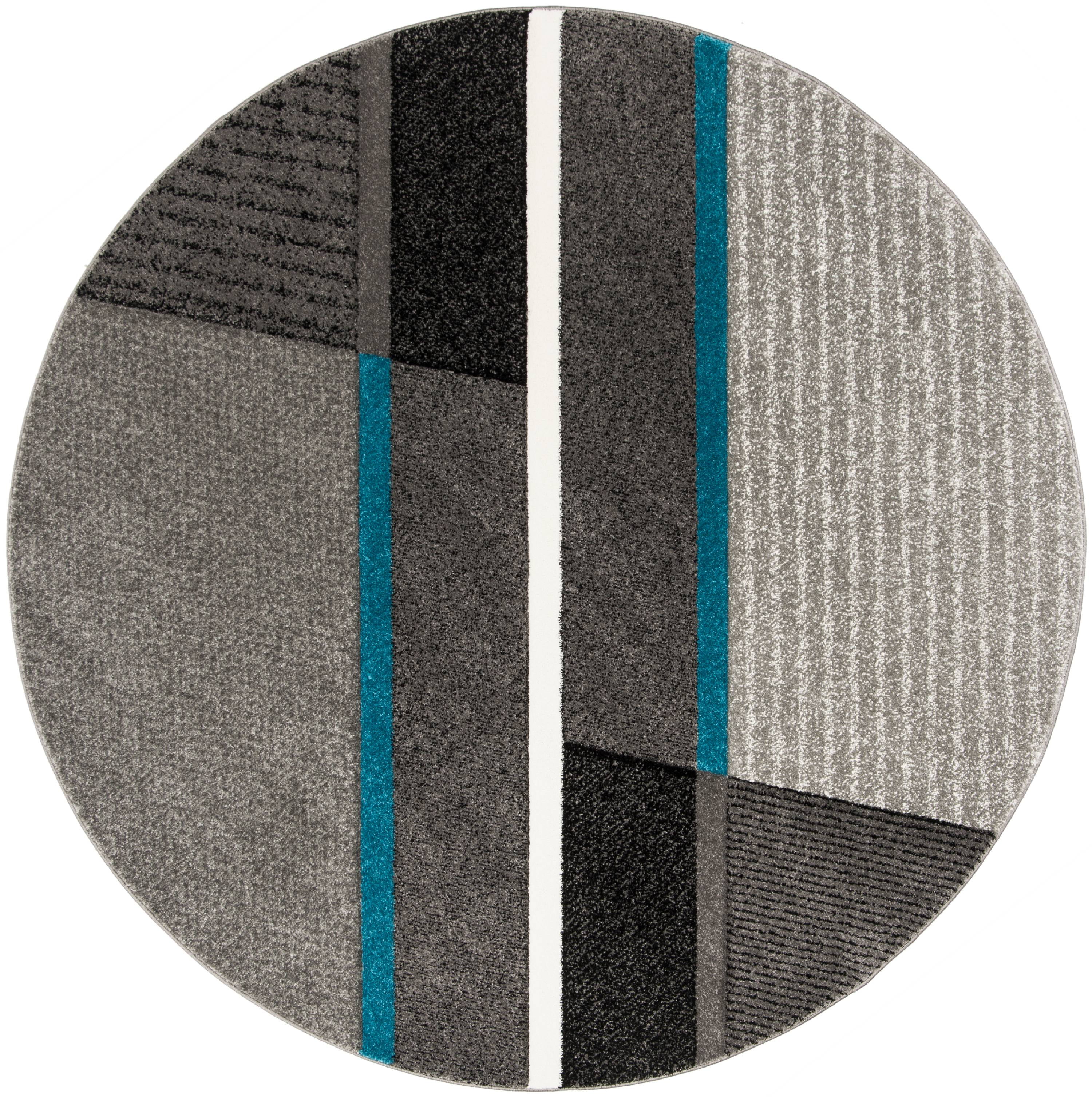 SAFAVIEH Hollywood Collection HLW711D Grey / Teal Rug - Walmart.com