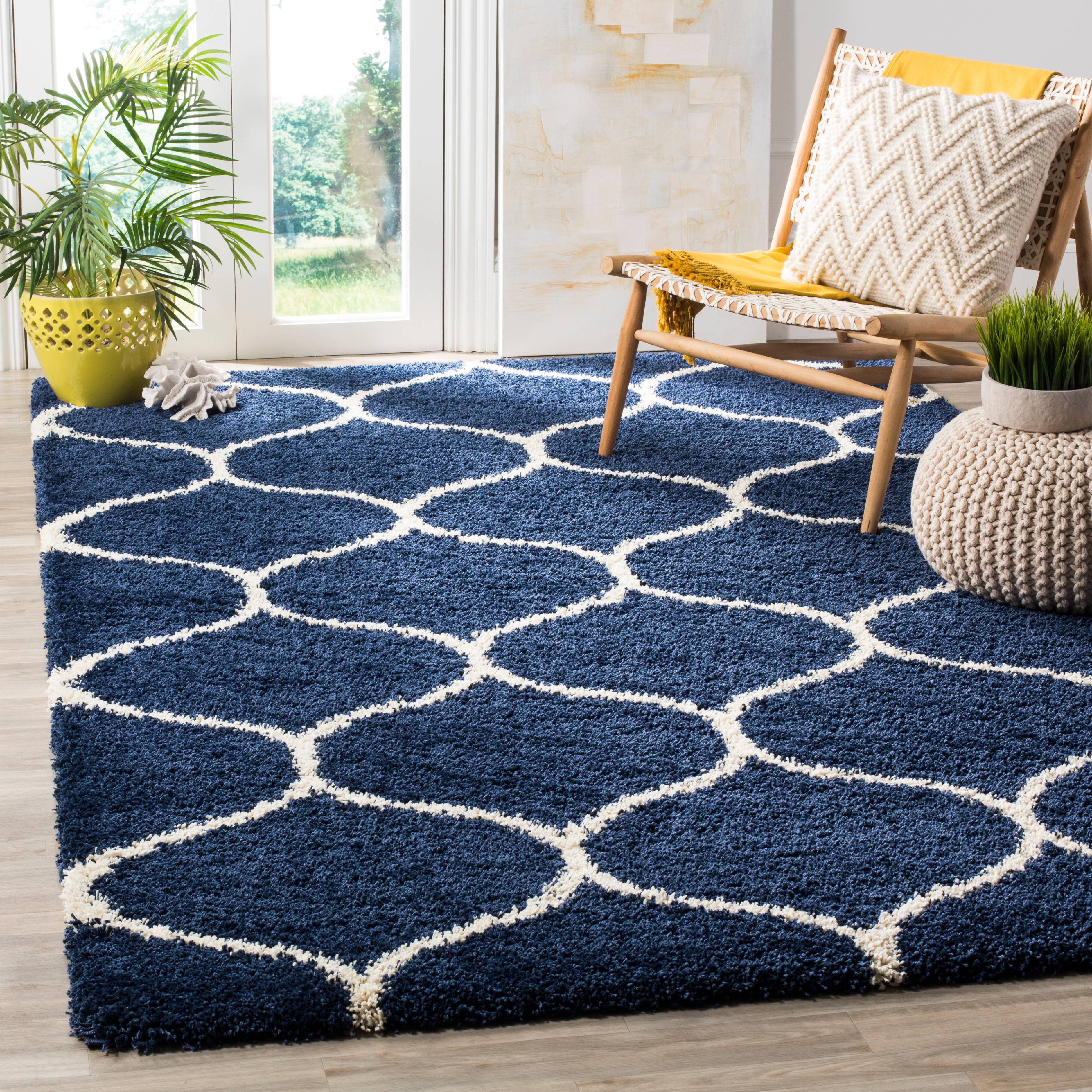 SAFAVIEH Tulum Ophelia Bordered Geometric Area Rug, Ivory/Grey, 9' x 12 ...