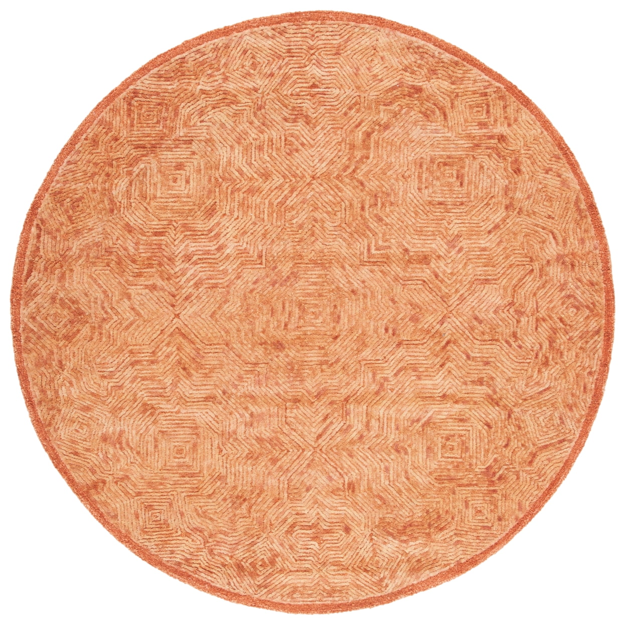 SAFAVIEH Ikat Collection IKT506P Handmade Rust Rug - Walmart.com