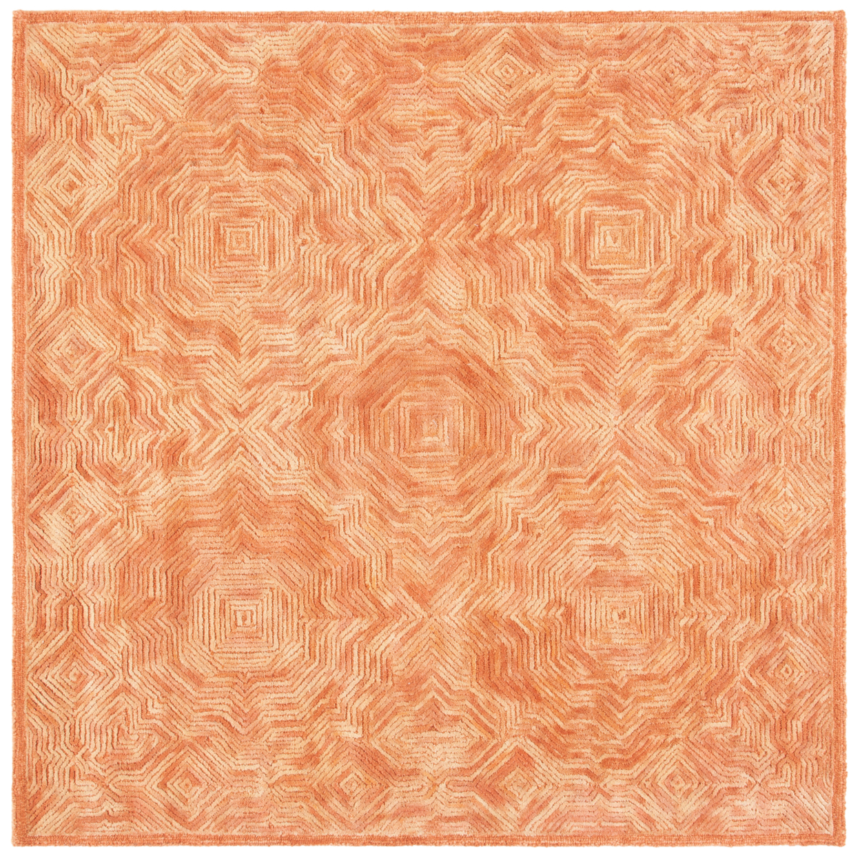 SAFAVIEH Ikat Collection IKT506P Handmade Rust Rug - Walmart.com