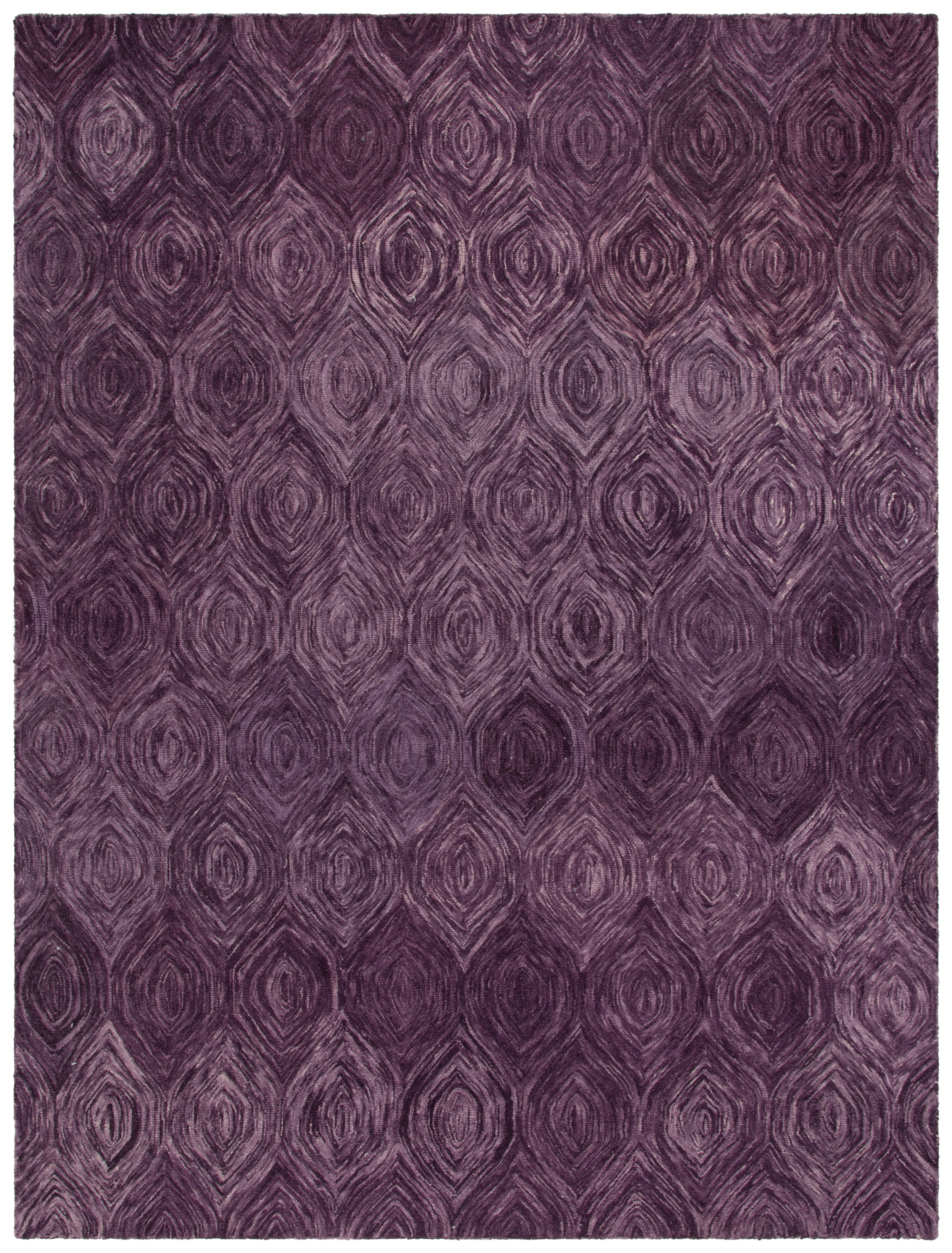 SAFAVIEH Ikat Kim Geometric Wool Area Rug, Purple, 8' x 10' - Walmart.com