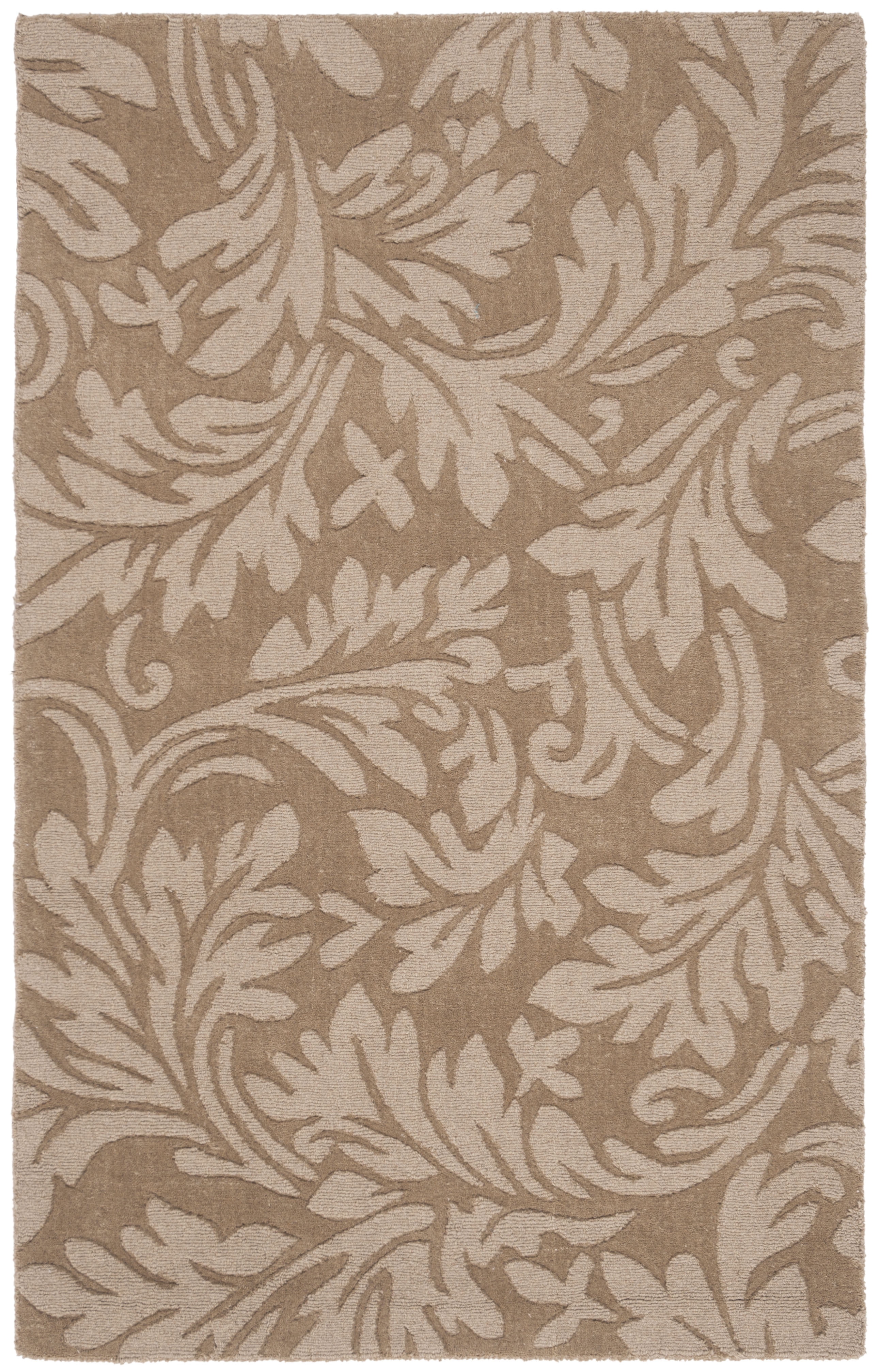 SAFAVIEH Impressions IM344D Handmade Light Brown Rug - Walmart.com