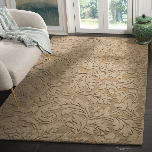 SAFAVIEH Impressions IM344D Handmade Light Brown Rug - Walmart.com