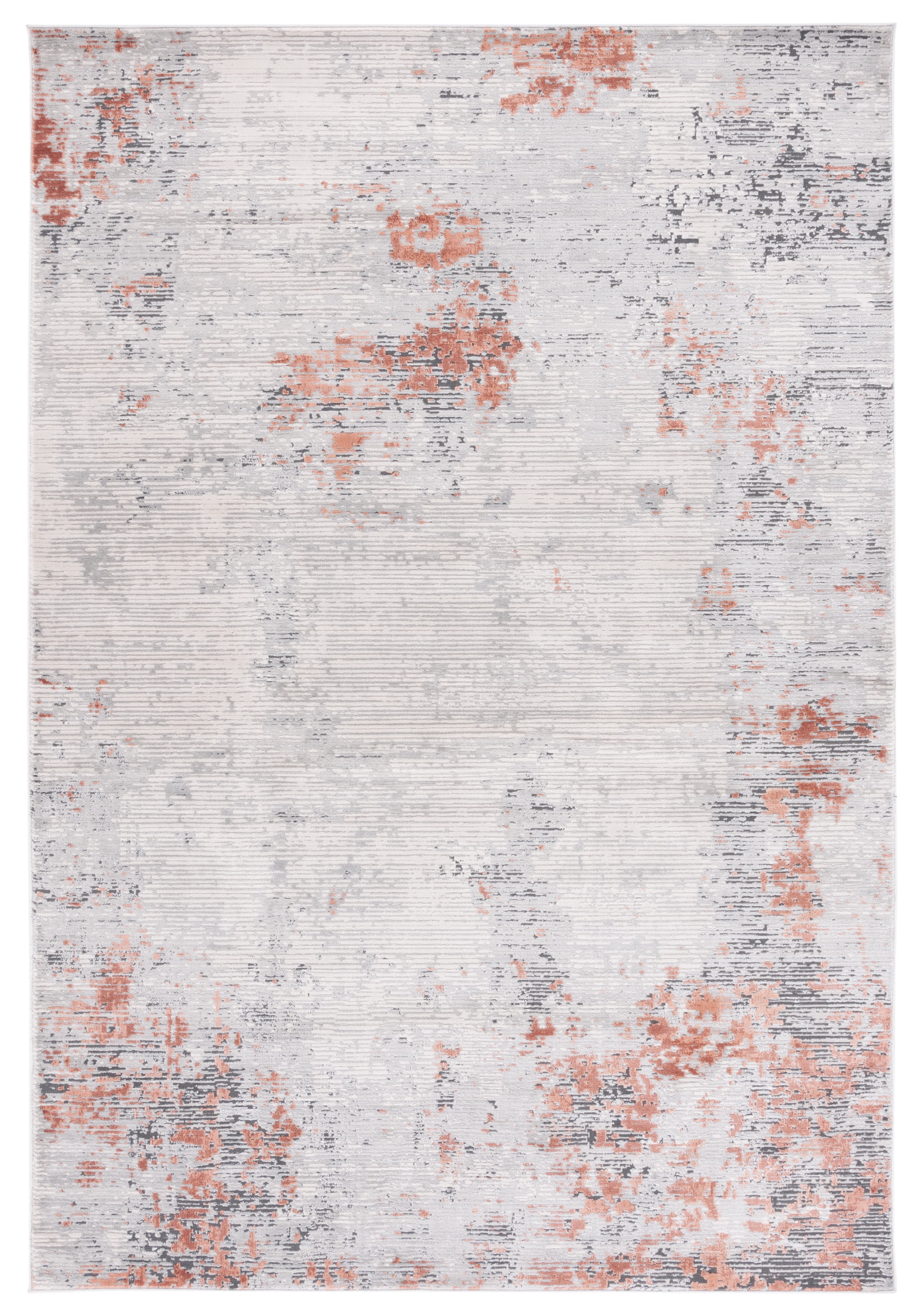 SAFAVIEH Invista Gerard Abstract Area Rug, Grey/Light Grey, 5'3