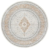 SAFAVIEH Isabella Jack Oriental Area Rug, Cream/Beige, 6'7" x 6'7 ...