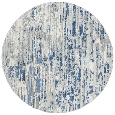 SAFAVIEH Jasper Brandt Abstract Overdyed Area Rug, Grey/Blue, 11' x 11 ...