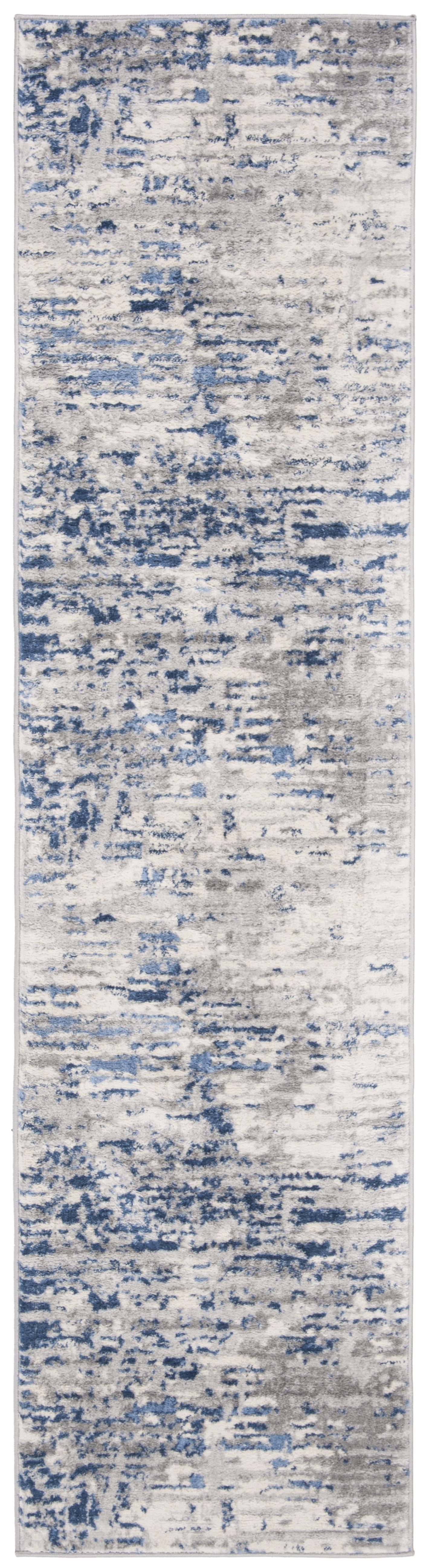 SAFAVIEH Skyler Joisse Abstract Runner Rug, Grey/Ivory, 2' x 8 ...