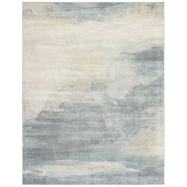 SAFAVIEH Jasper Large Living Room Abstract Overdyed Area Rug, Grey/Gold ...