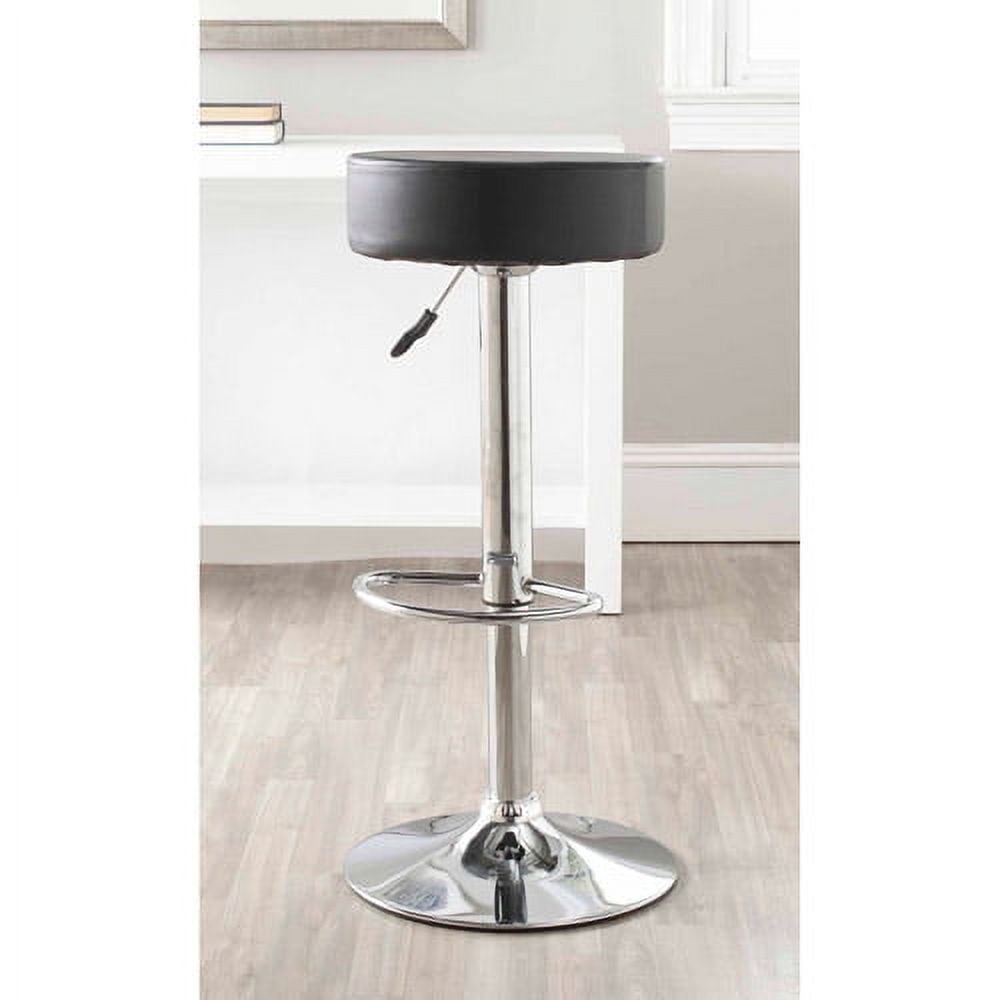 SAFAVIEH Jude Contemporary Swivel Bar Stool, Black - Walmart.com