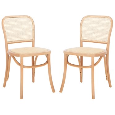 New Pacific Direct Seine 19" Rattan and Wood Dining Chair in Natural ...