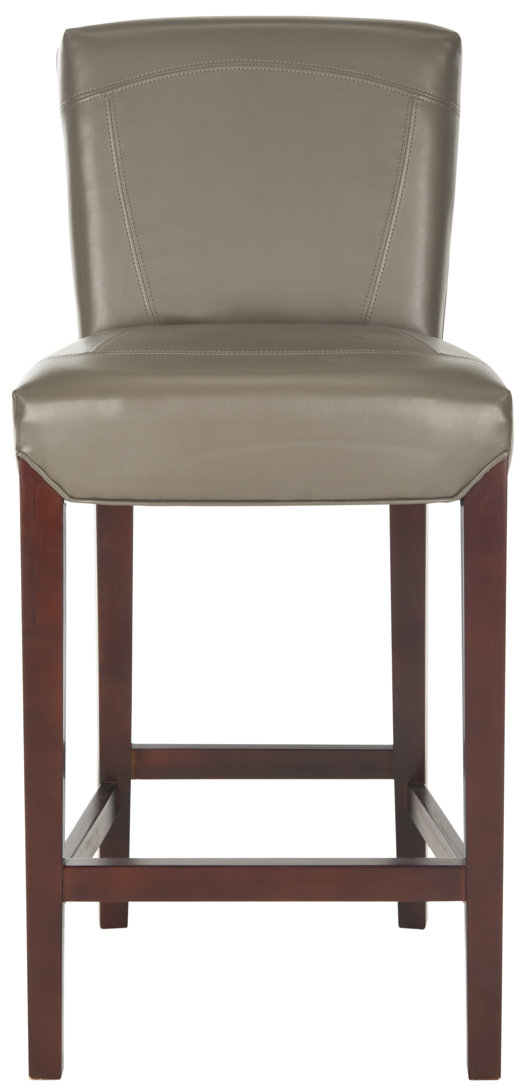 SAFAVIEH Ken Square Mid Back Bar Stool, Clay - Walmart.com