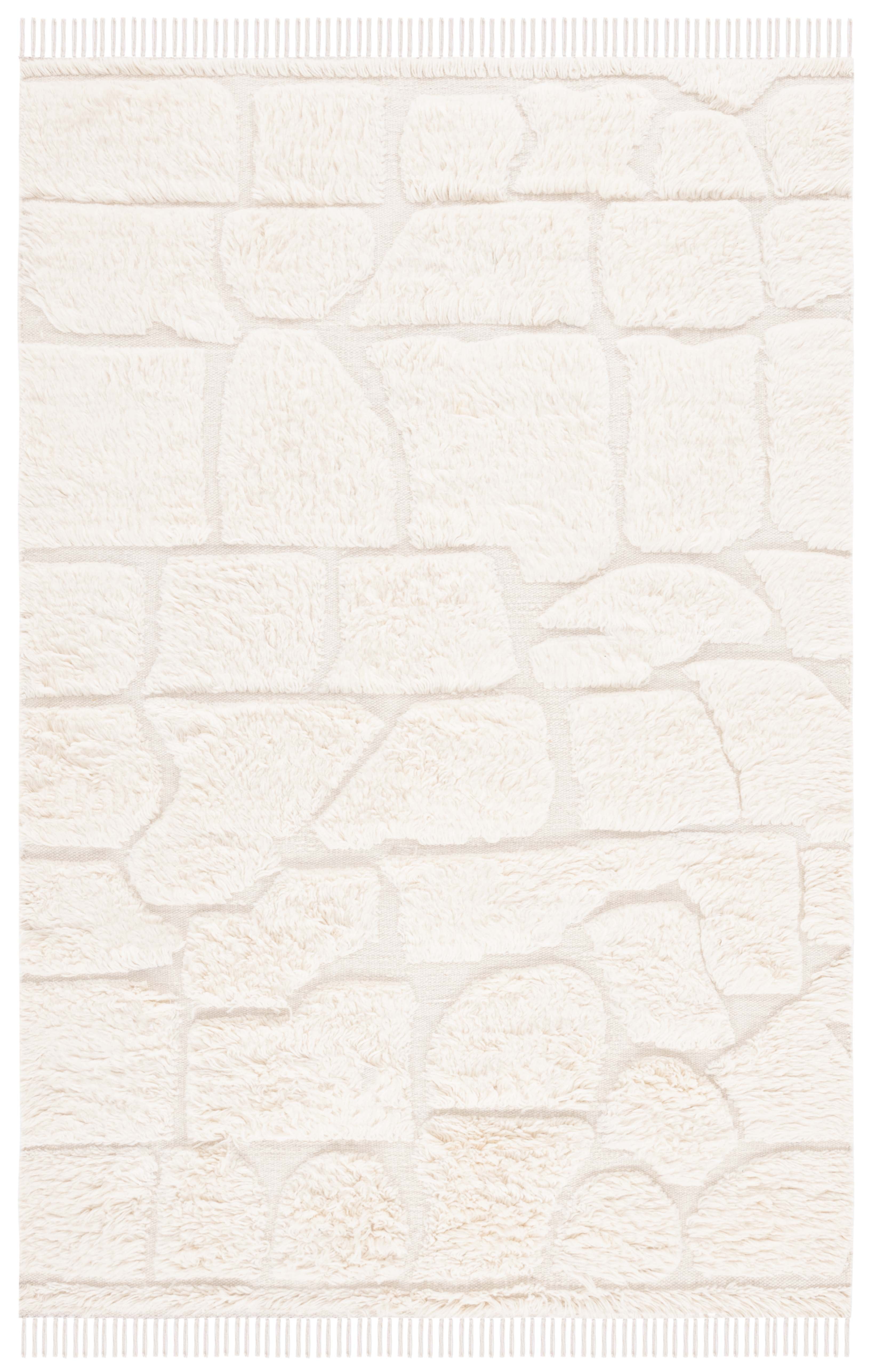 SAFAVIEH Kenya Milan Geometric Area Rug, Ivory, 5' x 8' - Walmart.com