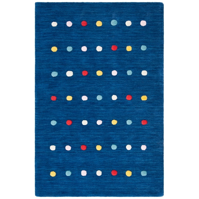 SAFAVIEH Kids Christabella Colorful Polka Dot Area Rug, Navy, 3' x 5 ...