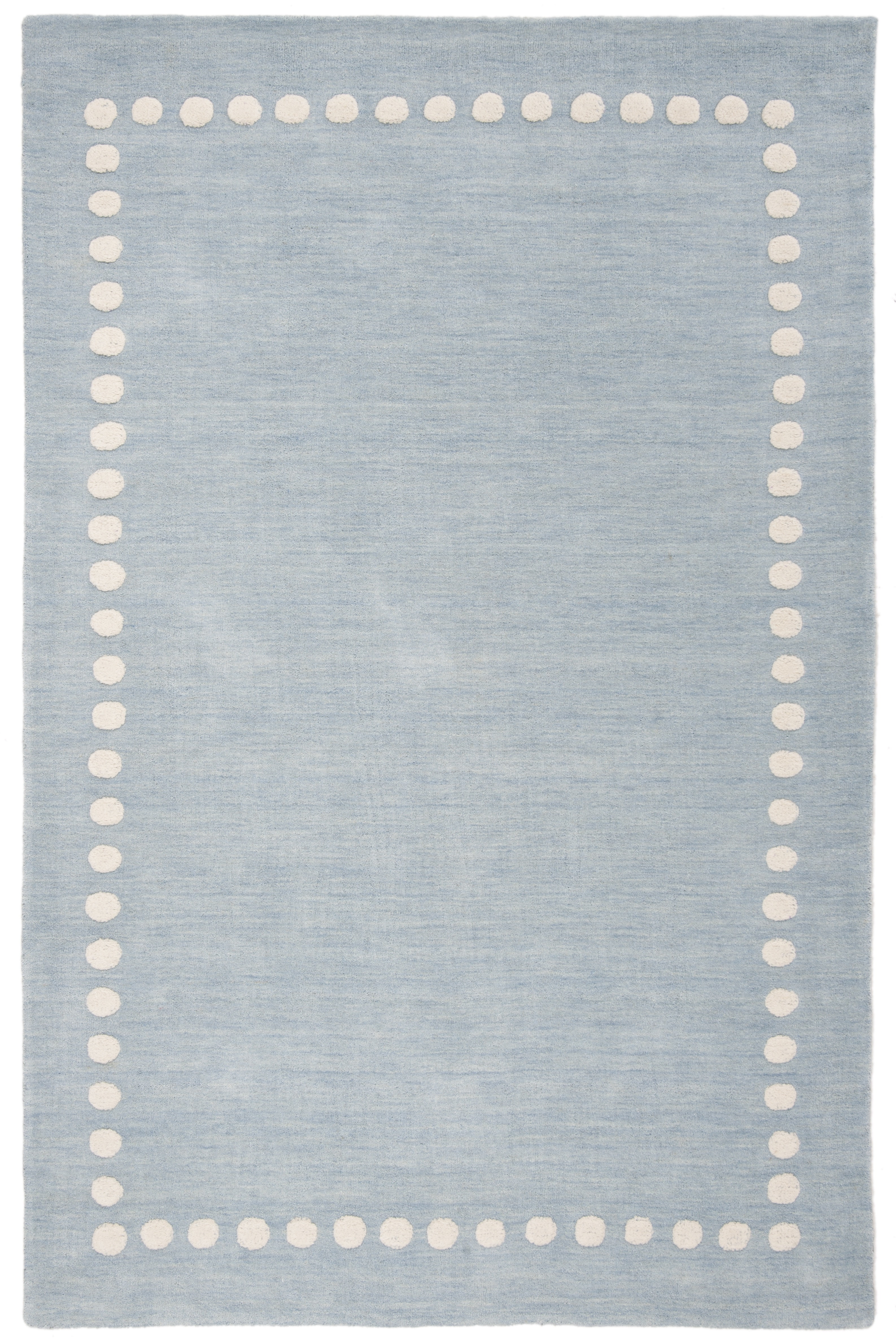 SAFAVIEH Kids Dotted Border Area Rug, Blue/Ivory, 10' x 14' - Walmart.com