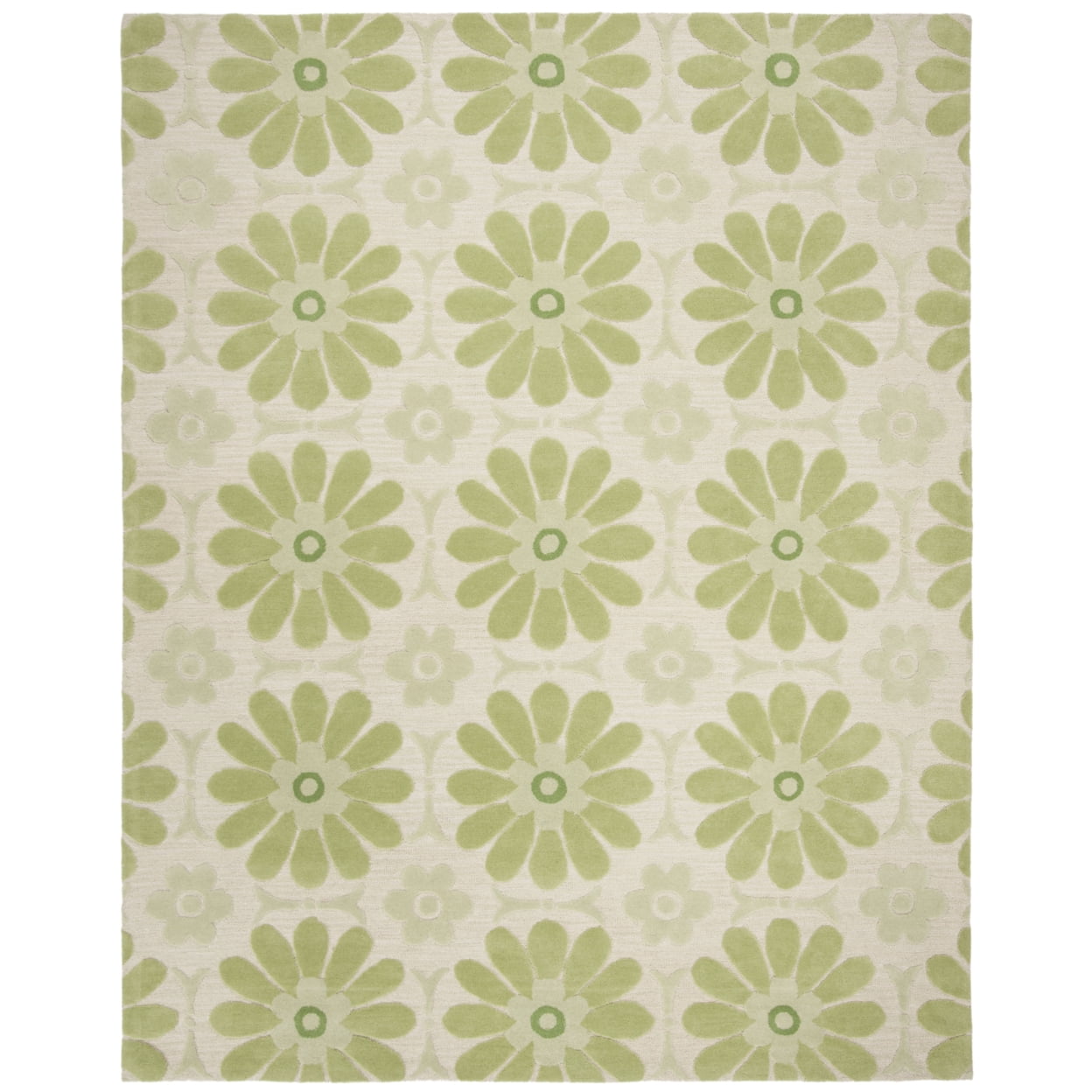 SAFAVIEH Kids Flowers Floral Area Rug, Beige/Green, 8' x 10' - Walmart.com