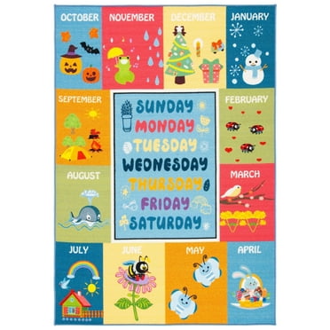 Classroom Rug for Kids Learning Math is Great Area Rug 3ft x 5ft New ...