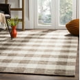 Free Shipping! SAFAVIEH Kilim Jasmine Checkered Wool Area Rug, Light ...