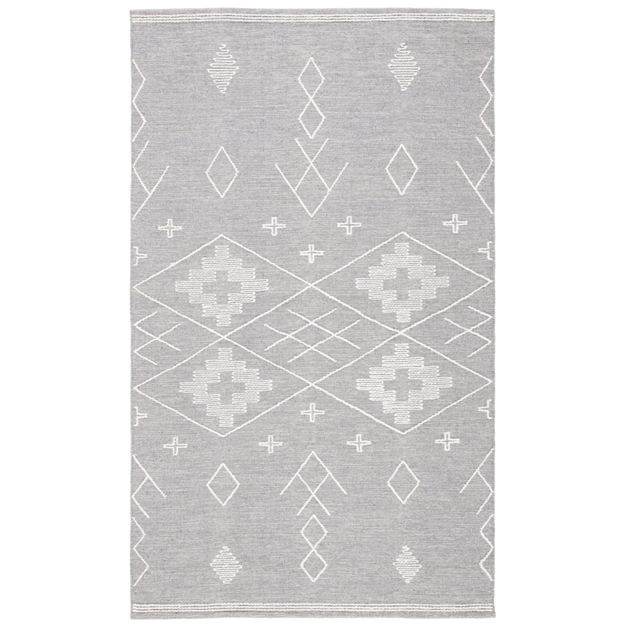SAFAVIEH Kilim Phelim Tribal Area Rug, Grey/Ivory, 5' x 8' - Walmart.com