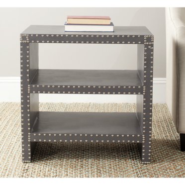 Lena End Table White-Color:Grey - Walmart.com