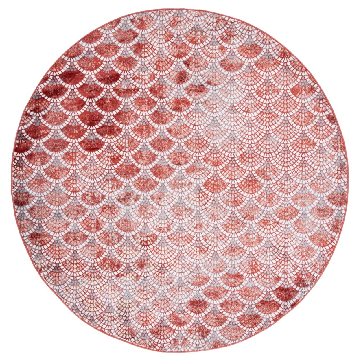 SAFAVIEH Lagoon Ezra Abstract Area Rug, Brown/Ivory, 6'7
