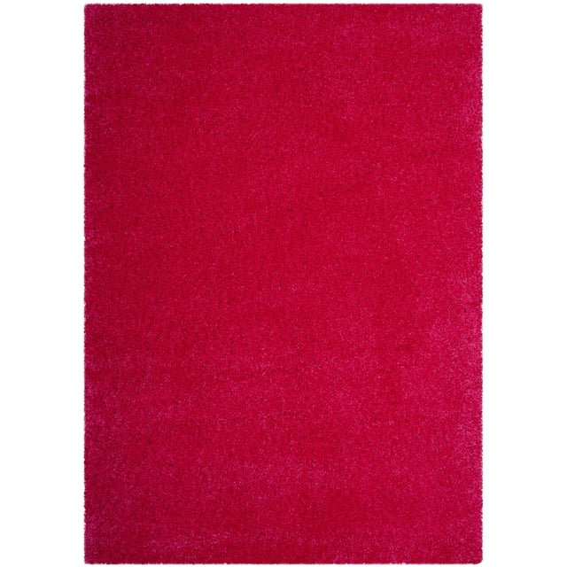SAFAVIEH Laguna Neven Plush Solid Shag Area Rug, Fuchsia, 3' x 5 ...