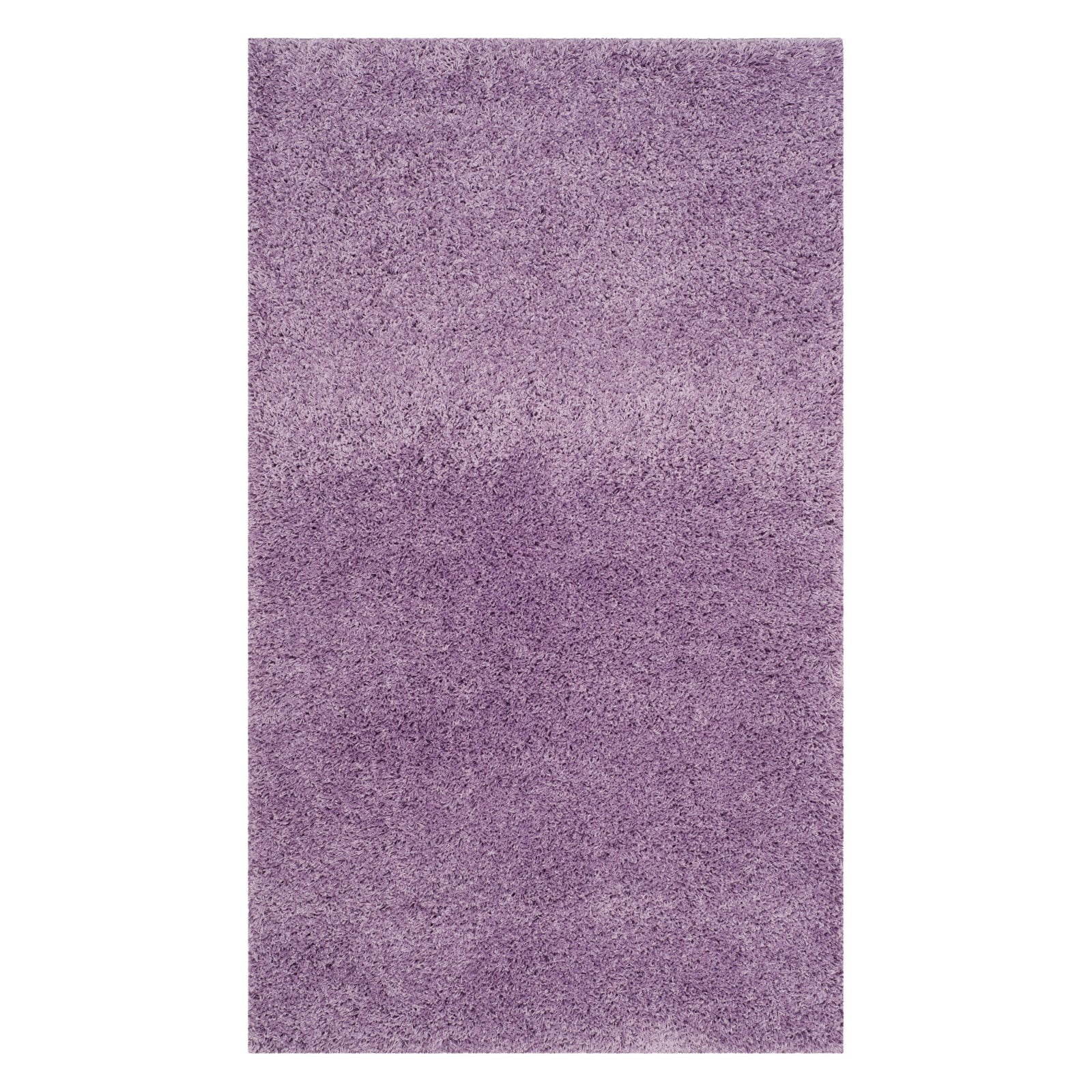 SAFAVIEH Laguna Neven Plush Solid Shag Area Rug, Lilac, 4' x 6 ...