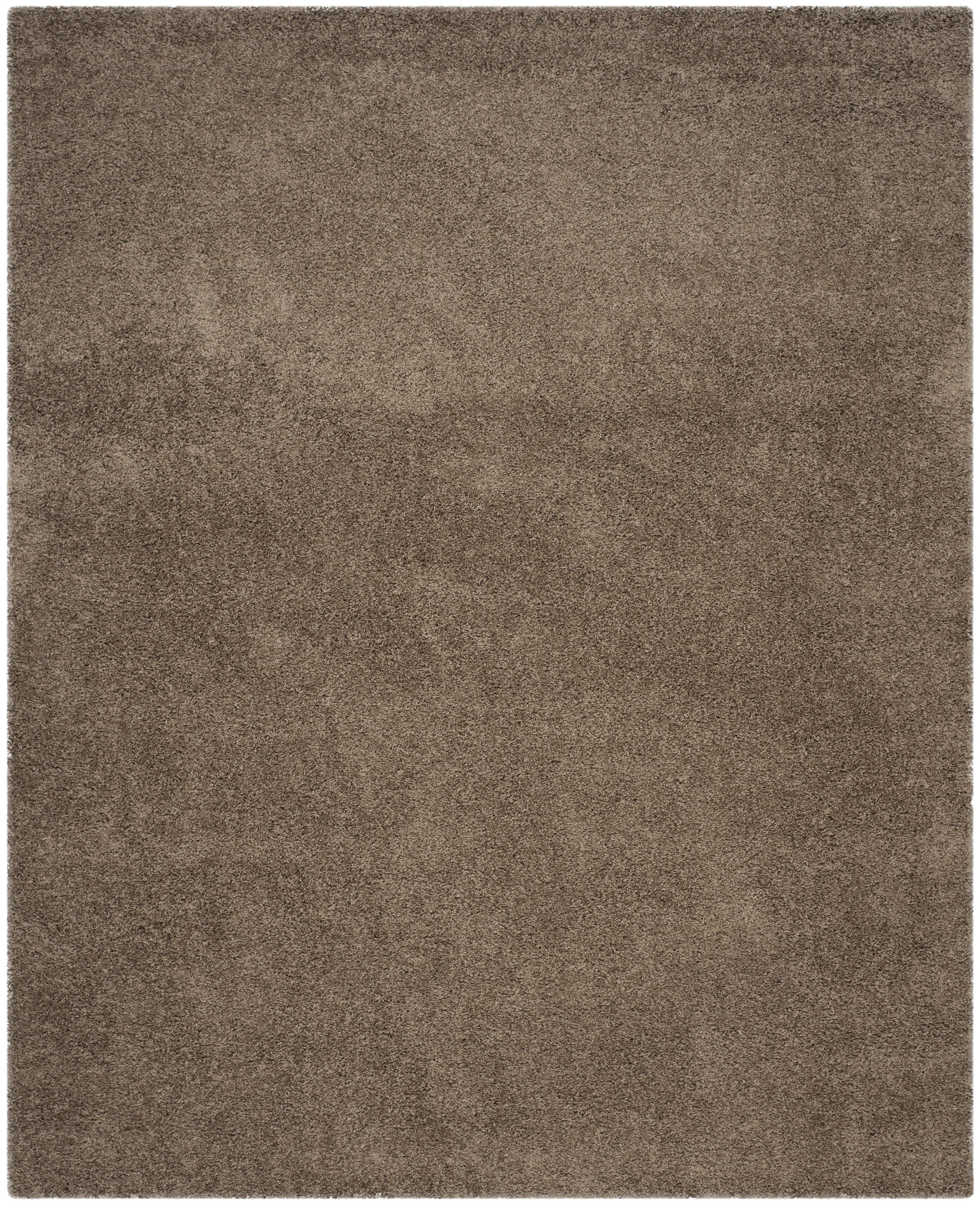 SAFAVIEH Laguna Neven Plush Solid Shag Area Rug, Taupe, 6'7" x 9'6 ...
