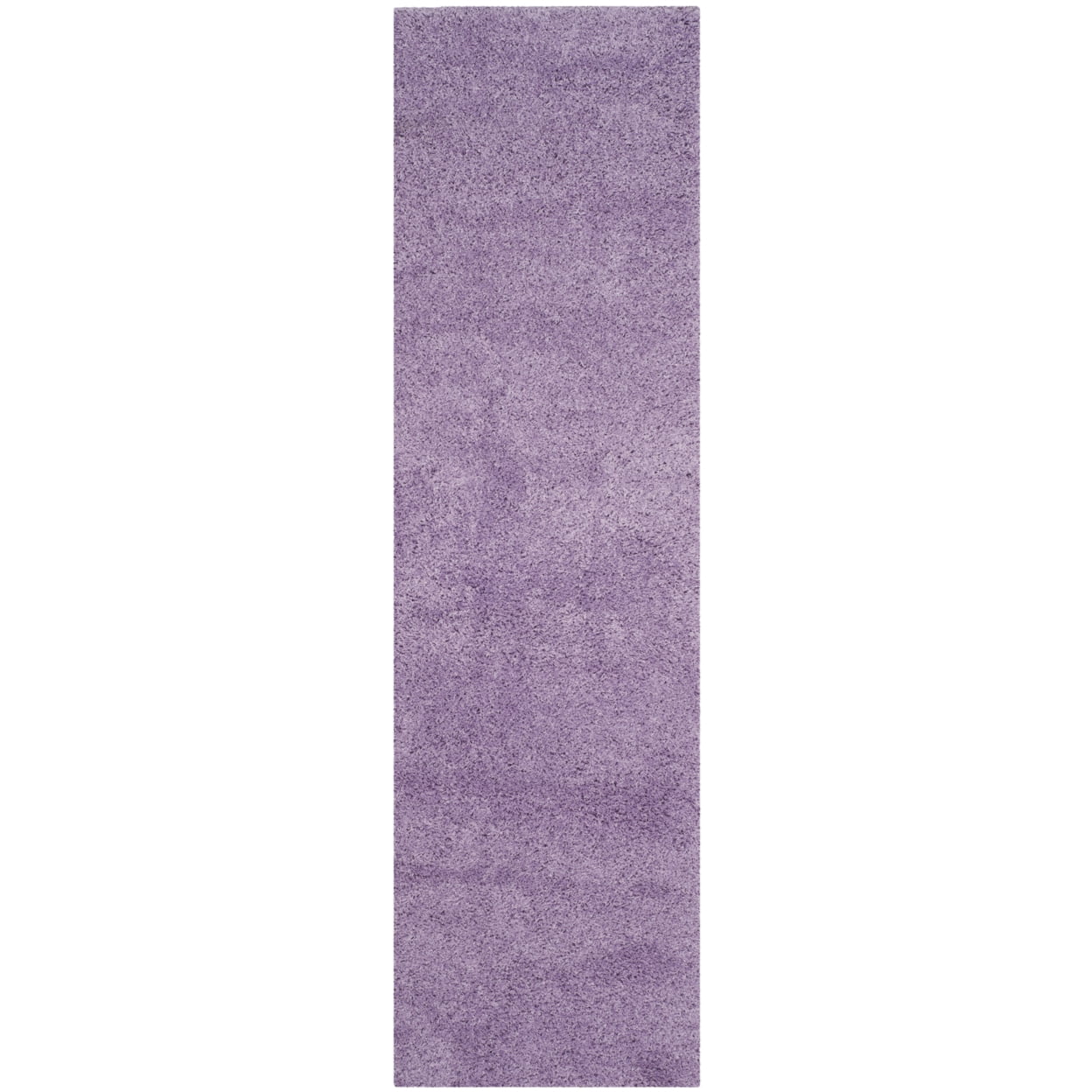SAFAVIEH Laguna Neven Plush Solid Shag Runner Rug, Lilac, 2'3" x 8 ...