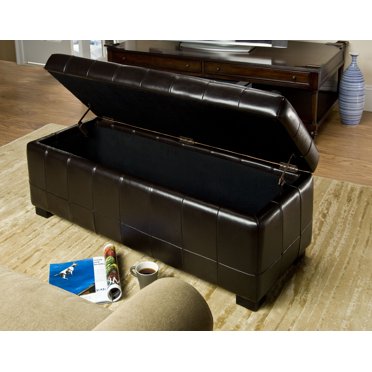 SAFAVIEH Kobutsu Coastal Mango Wood Storage Bench, White - Walmart.com