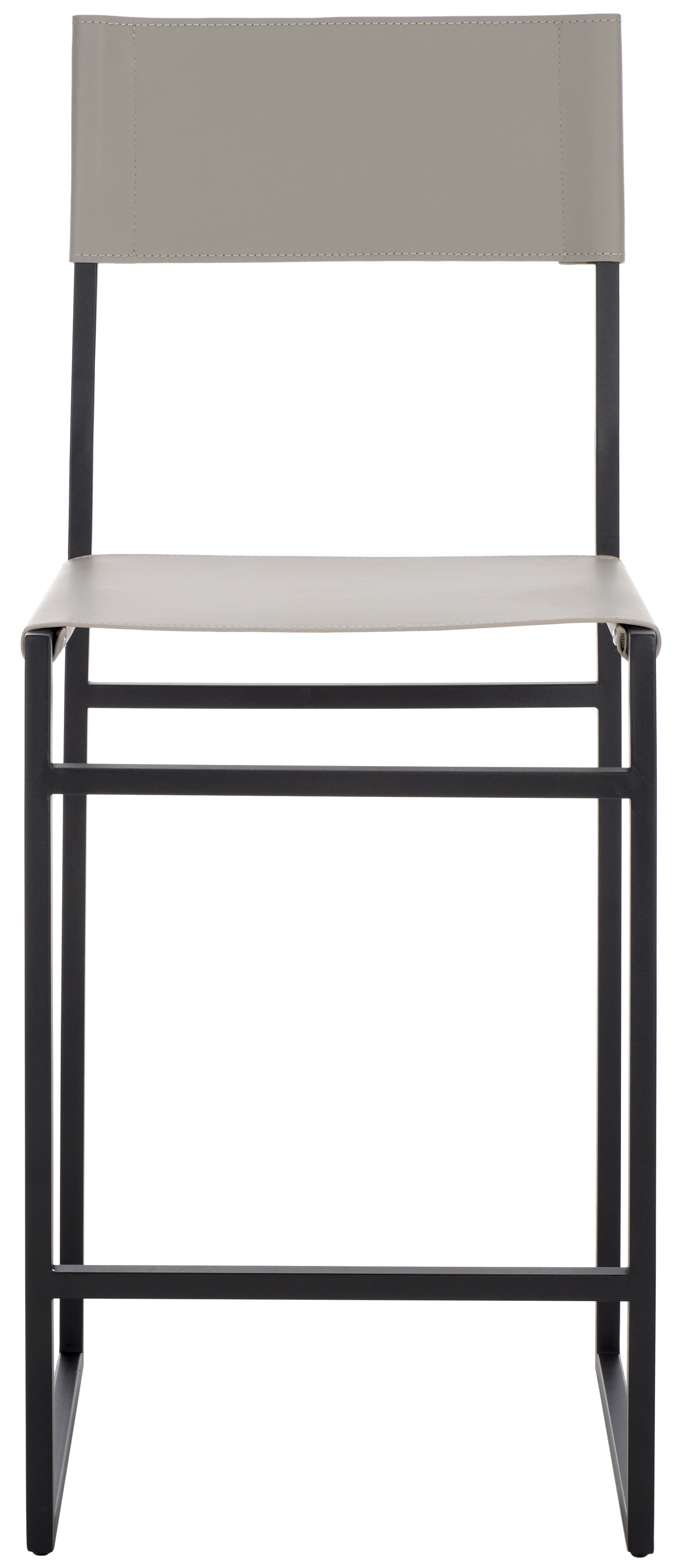 SAFAVIEH Layne Scandinavian Counter Stool, Light Grey/Black (18 in. W x ...