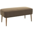 SAFAVIEH Levi Classic Solid Upholstered Bench, Maroon - Walmart.com