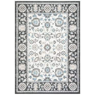 SAFAVIEH Vintage Persian Audra Medallion Bordered Rug Runner, Dark Grey ...