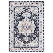 Sphinx Hudson Area Rug 4878B Casual Blue Squares Damask 1' 10" x 3' 3 ...