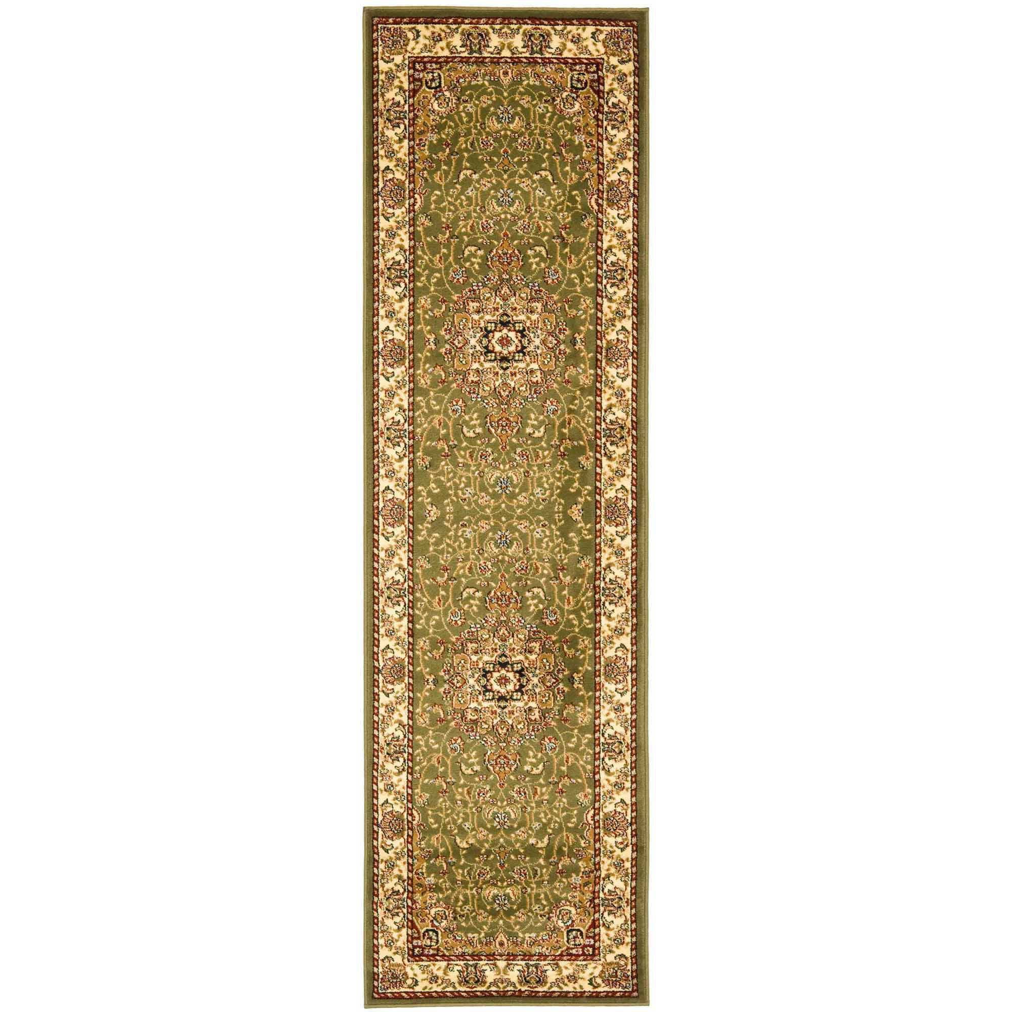 SAFAVIEH Lyndhurst Gabriella Traditional Bordered Runner Rug, Sage ...