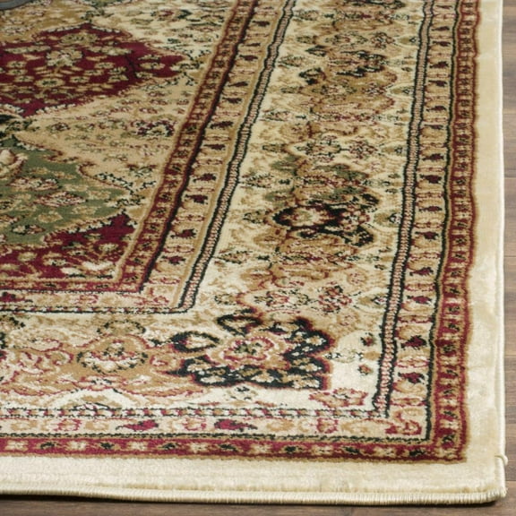 SAFAVIEH Lyndhurst Josephine Traditional Bordered Area Rug, Multi/Green ...