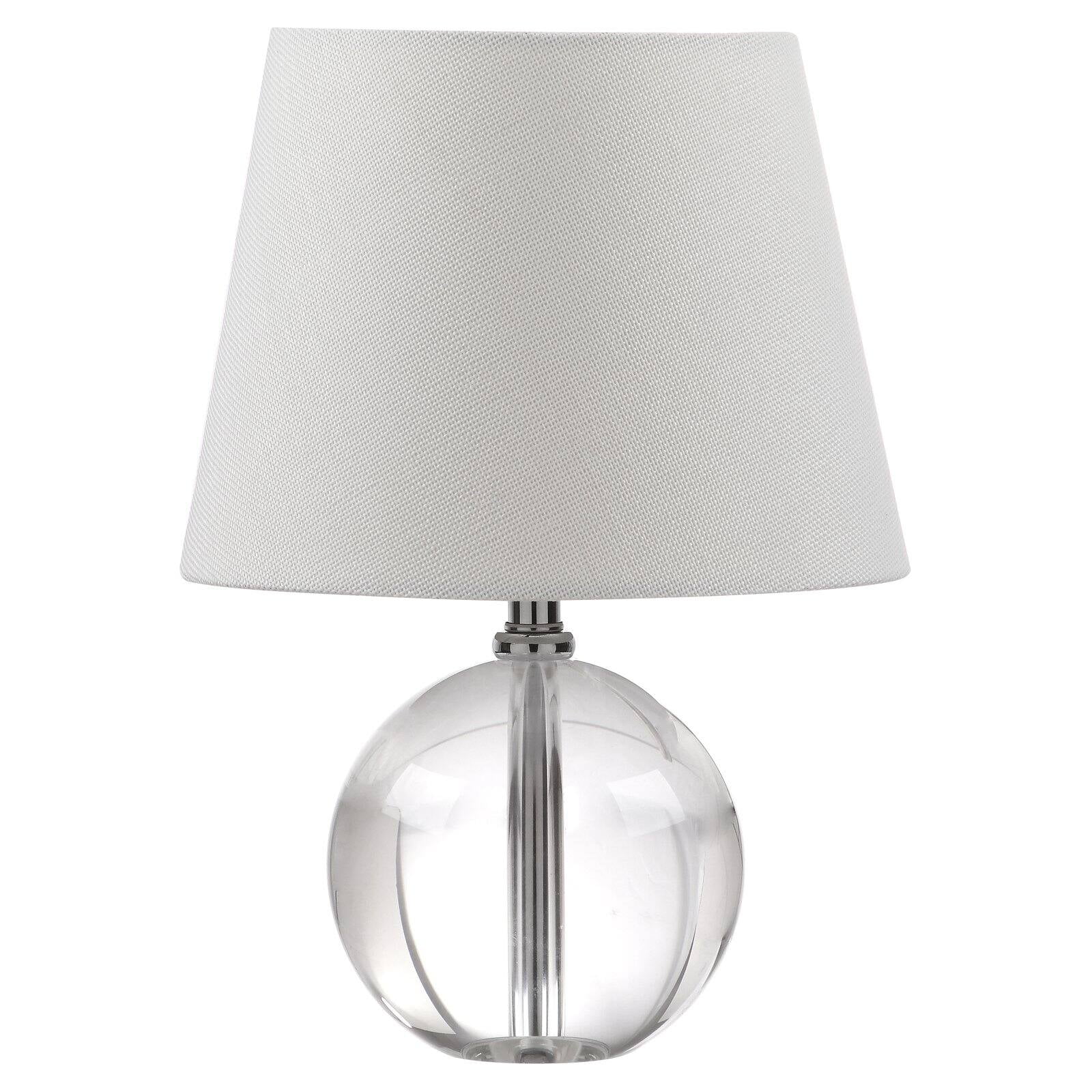 SAFAVIEH Mable 14" Crystal Globe Table Lamp with White Shade - Walmart.com