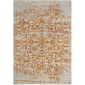 SAFAVIEH Monaco Rowena Abstract Area Rug, Teal/Orange, 9' x 12 ...