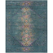 SAFAVIEH Adirondack Johna Abstract Runner Rug, Light Grey/Purple, 2'6 ...