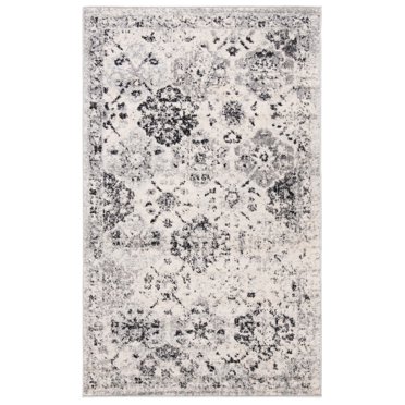 SAFAVIEH Adirondack Esmond Abstract Area Rug, Light Grey/Grey, 7' x 7 ...