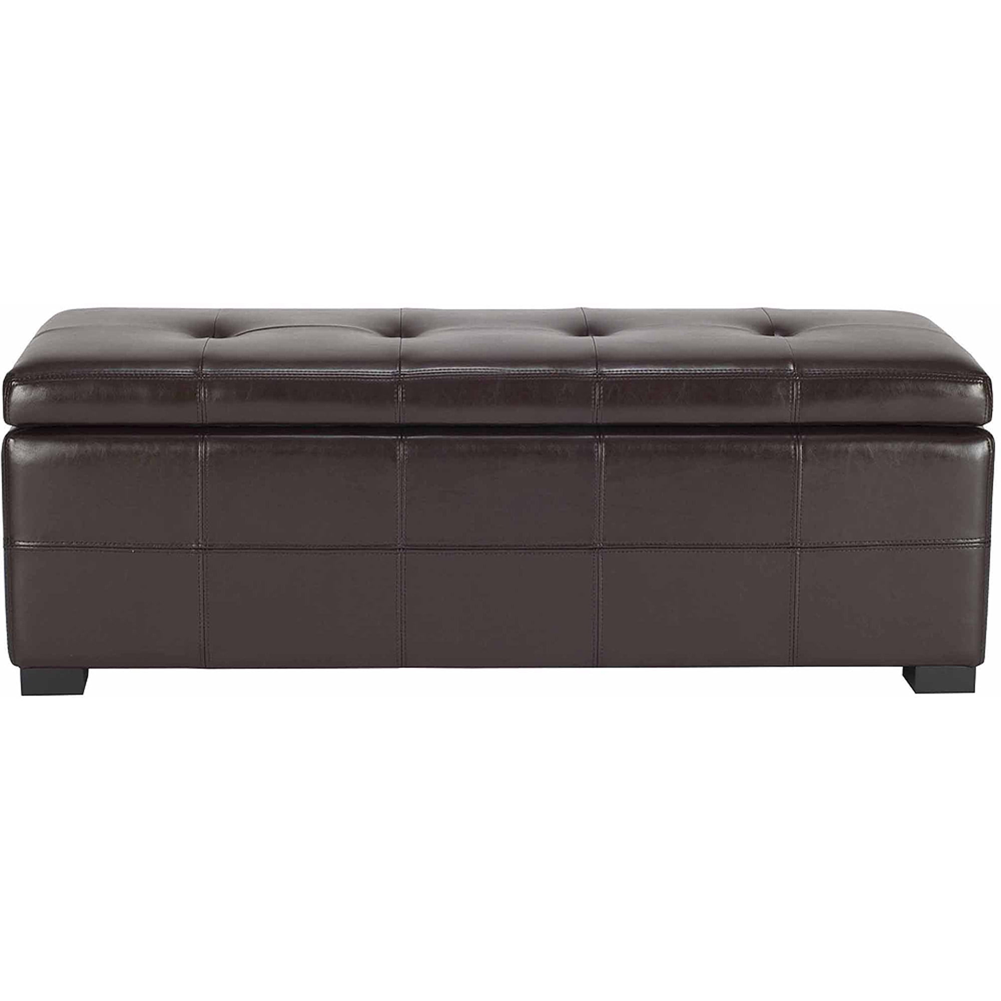 SAFAVIEH Large Rustic Flip Top Storage Bench - Walmart.com