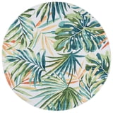 SAFAVIEH Malibu Faris Botanical Polyester Machine Washable Area Rug ...