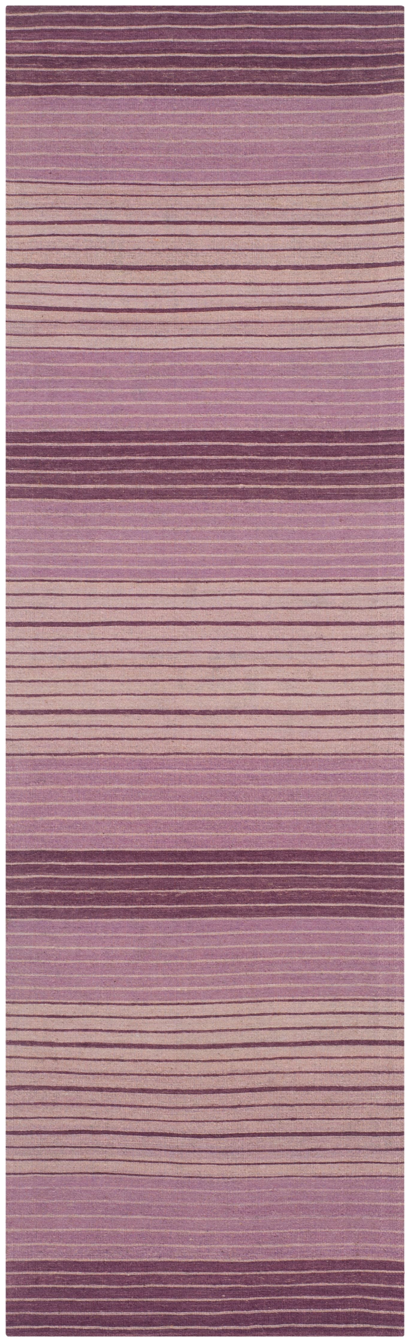 SAFAVIEH Marbella Asteria Striped Runner Rug, Lilac, 2'3" x 8 ...