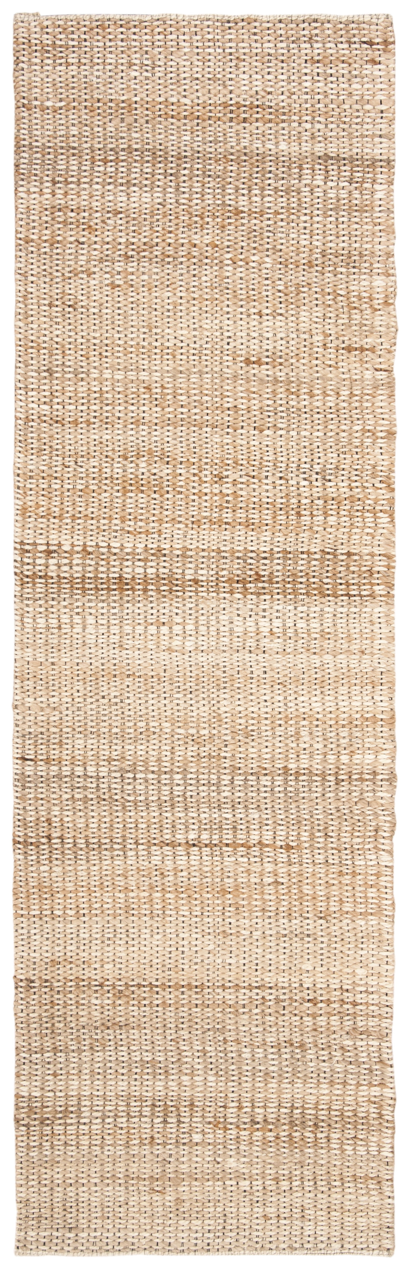 SAFAVIEH Marbella Christina Solid Runner Rug, Natural/Ivory, 2'3" x 12 ...