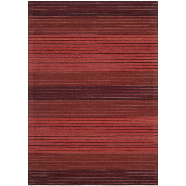 SAFAVIEH Marbella Winslow Striped Area Rug, Red, 4' x 6' - Walmart.com